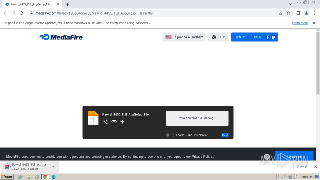 Malware analysis https://href.li/?https://www.mediafire.com/file ...
