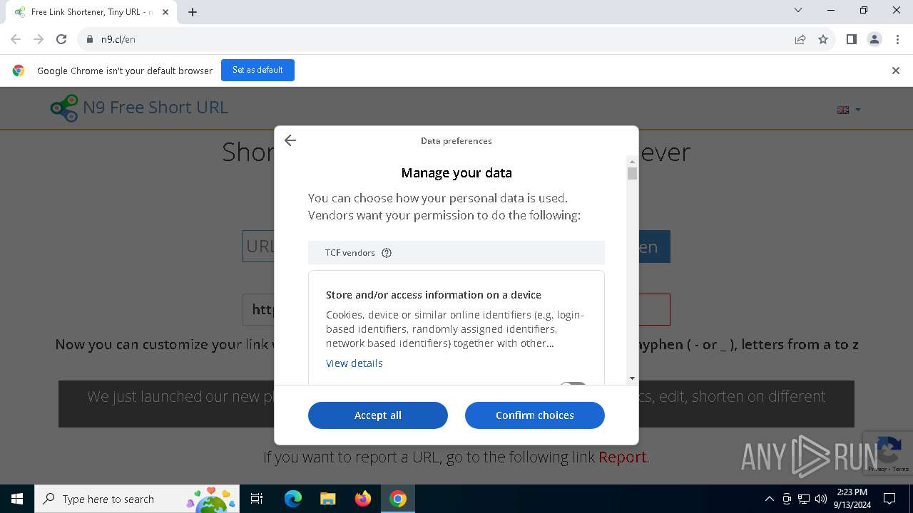 Malware analysis n9.cl Malicious activity | ANY.RUN - Malware Sandbox ...