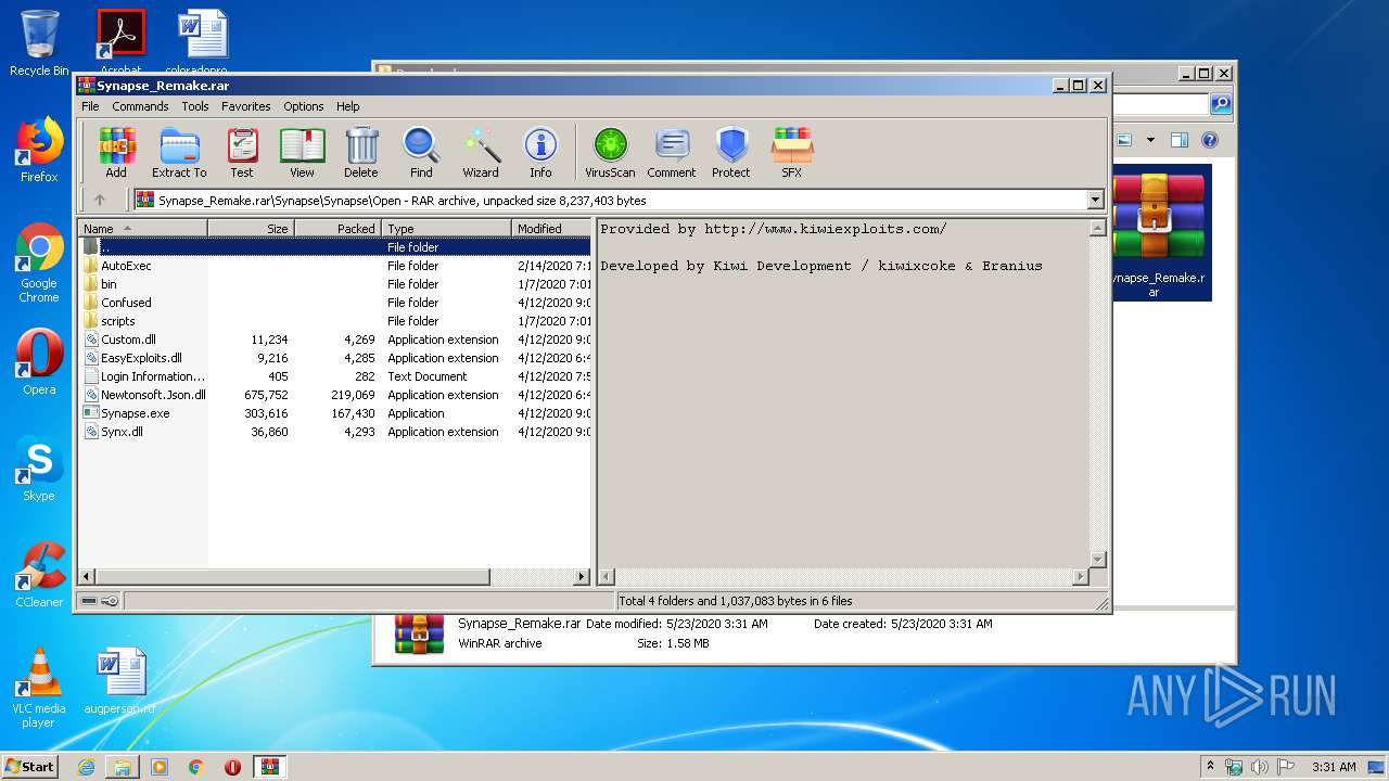 Malware analysis Synapse - Linkvertise Downloader_3219771875.exe ...