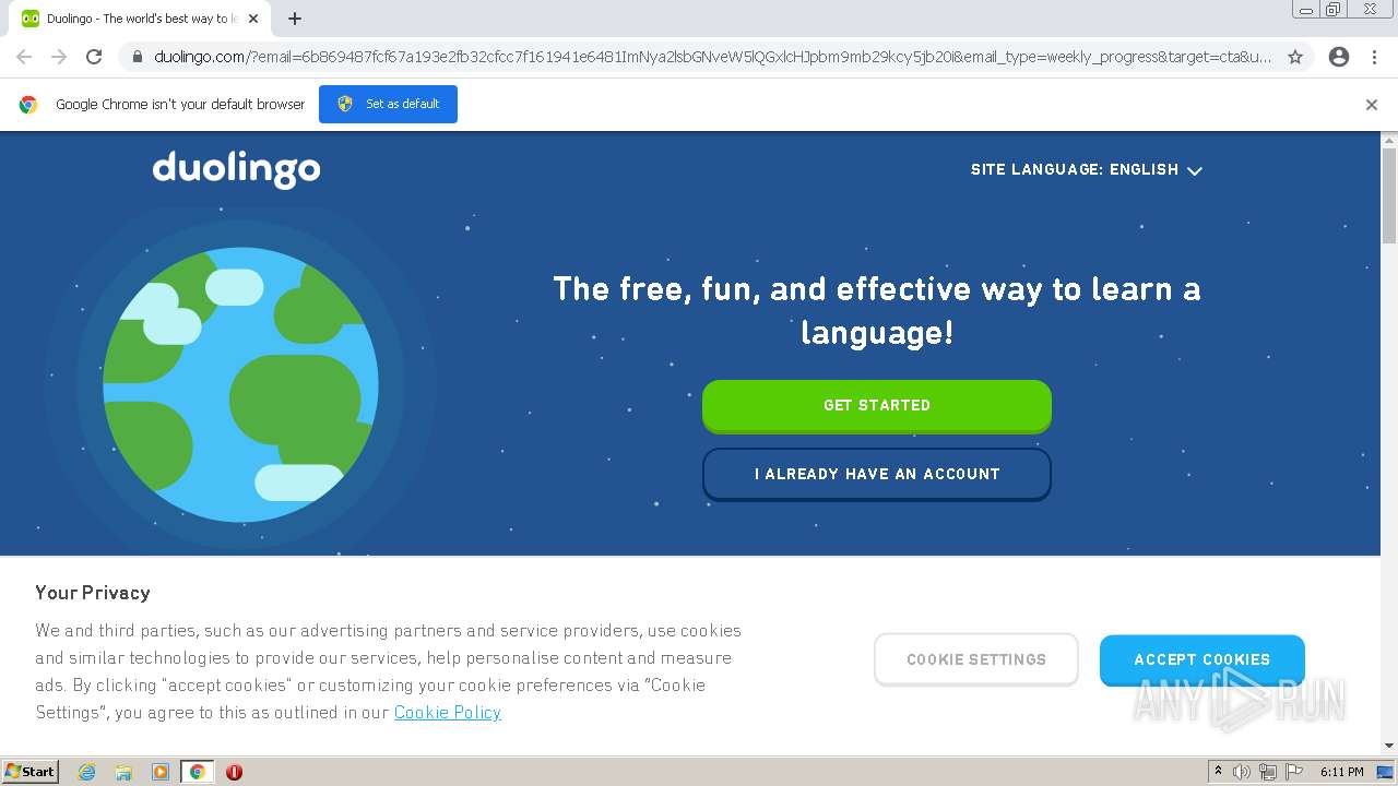 Malware analysis https://www.duolingo.com/?email ...