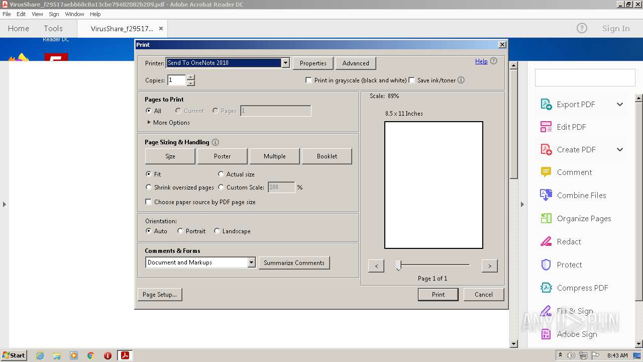 Malware analysis VirusShare_f29517aebb68c8a13cbe79402082b209 Malicious ...