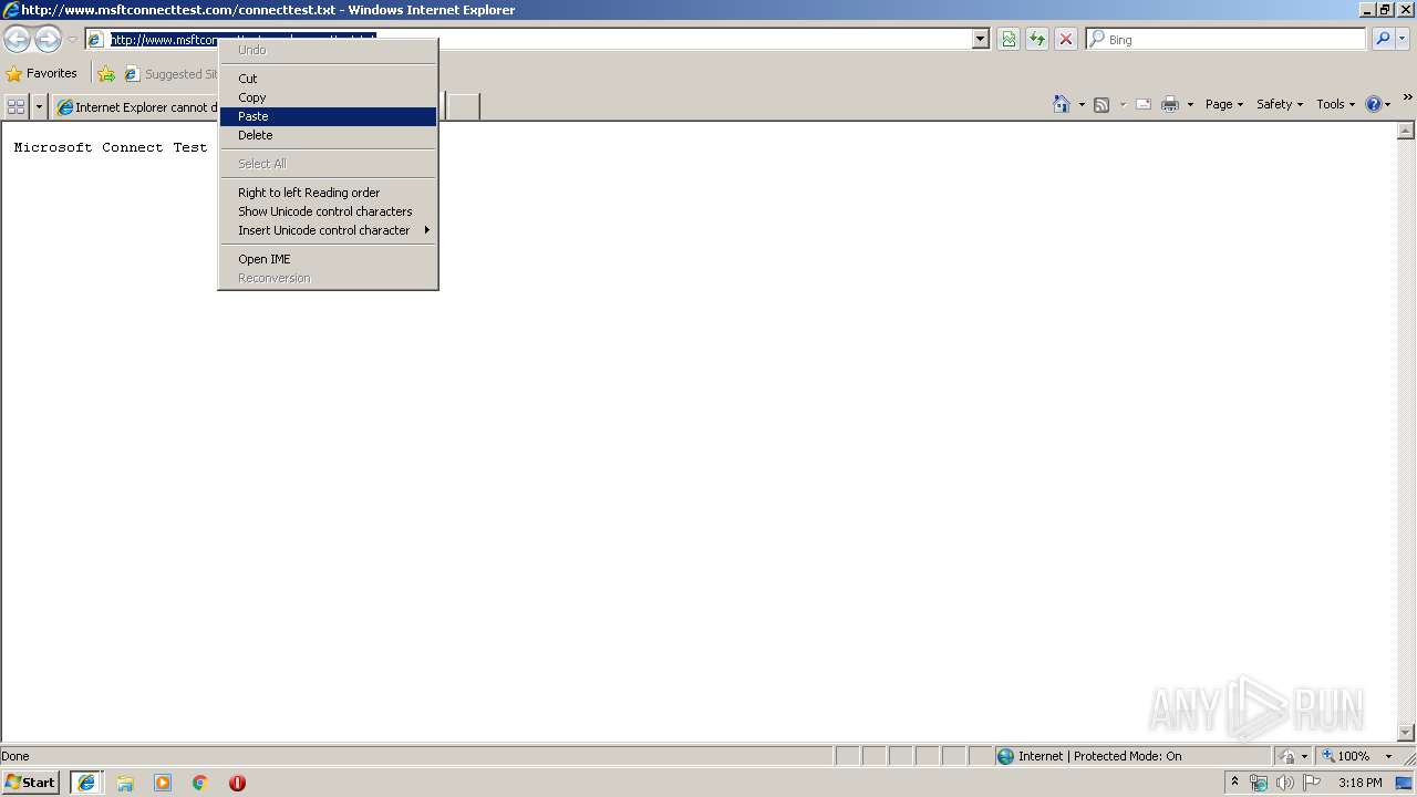 Malware analysis http://msftconnecttest.com/connecttest.txt Malicious ...
