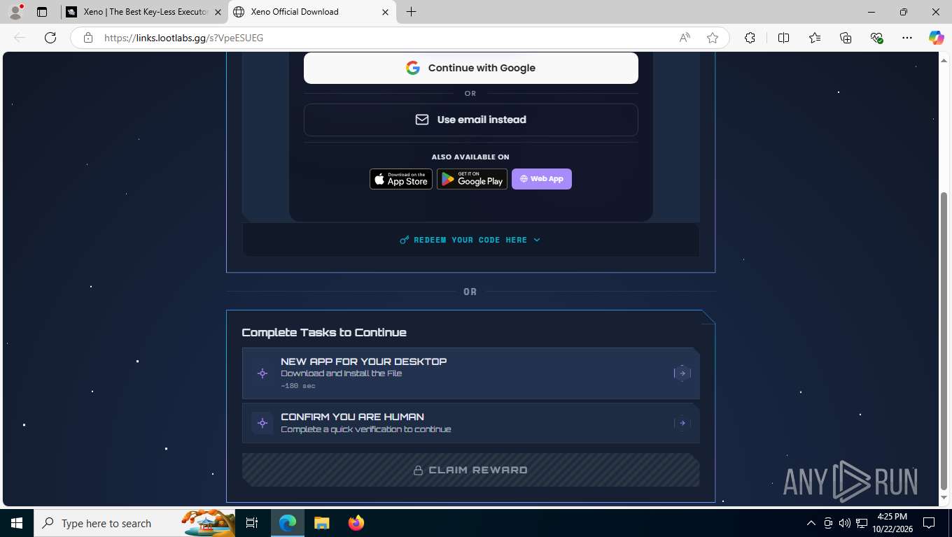 Malware analysis https://www.xeno.now/ Malicious activity | ANY.RUN ...