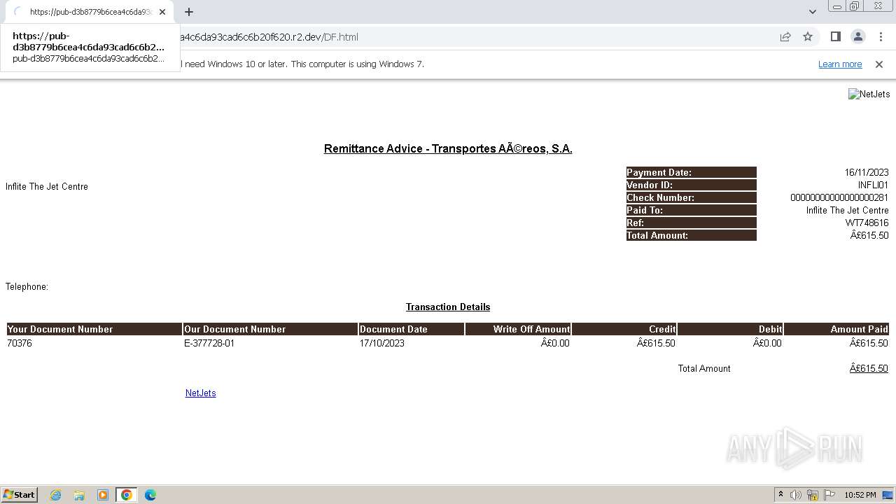 Malware Analysis Https:  Cmax.co.uk Ry.pdf Malicious Activity 