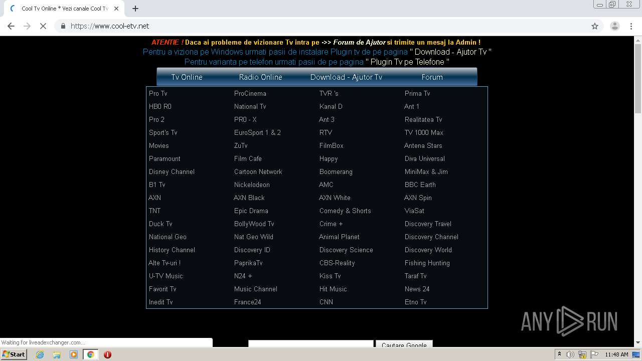 Malware analysis http://www.cool-etv.net/cum-poti-vedea-tv-online ...