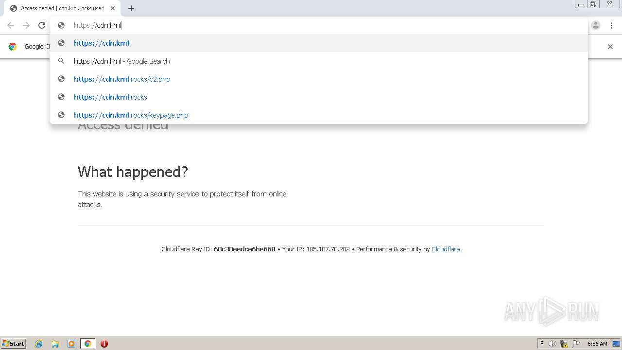 Malware analysis https://cdn.krnl.rocks/krnl_bootstrapper.rar Malicious activity | ANY.RUN ...