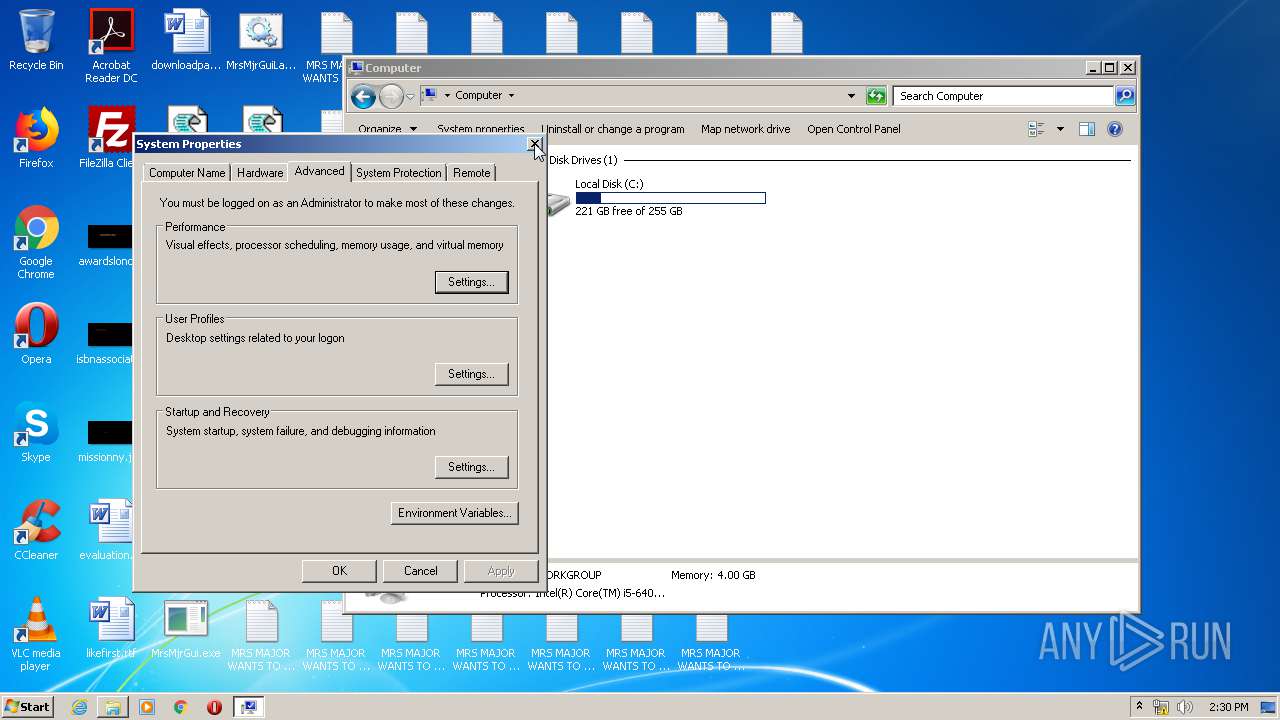 Malware analysis mrsmajor.bin.zip Malicious activity | ANY.RUN - Malware Sandbox Online