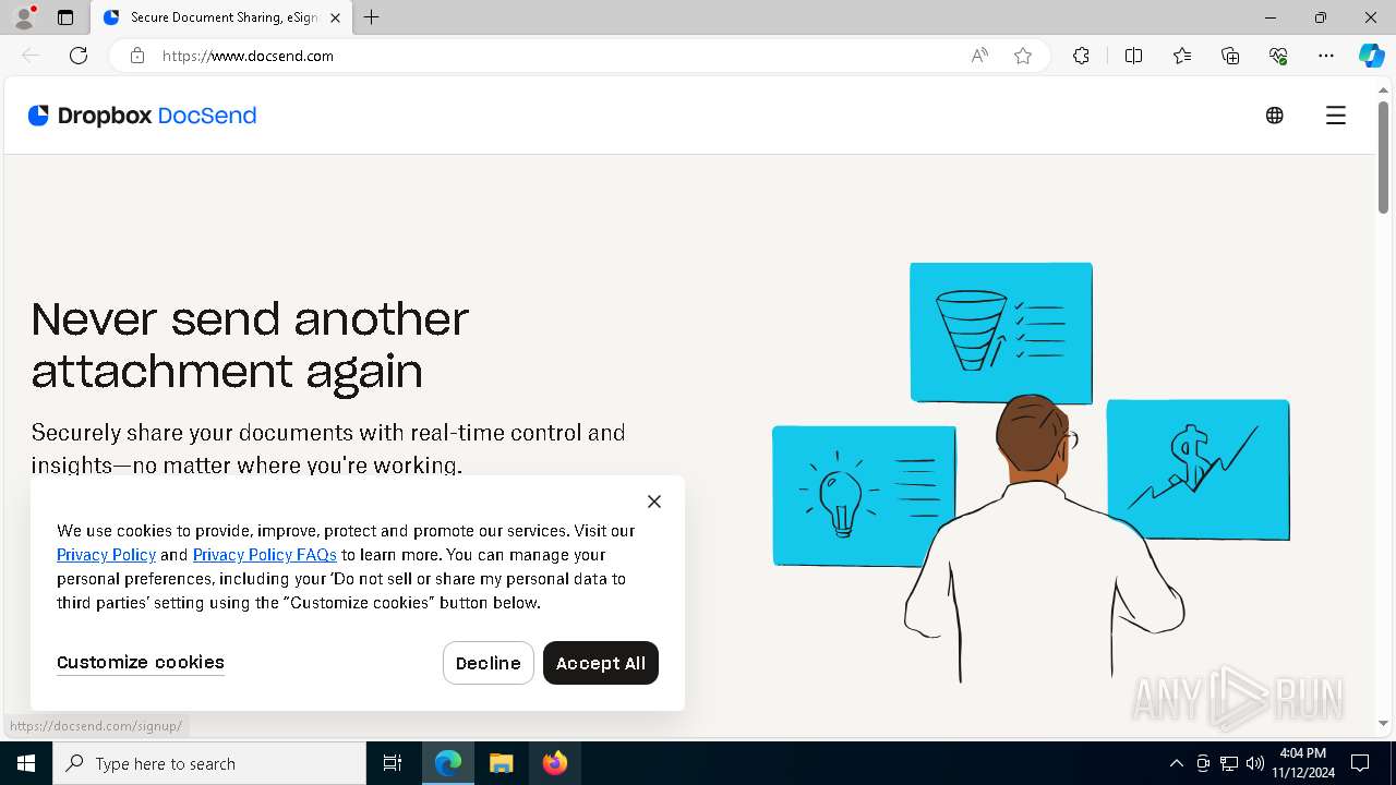 Malware analysis docsend.com Malicious activity | ANY.RUN - Malware ...