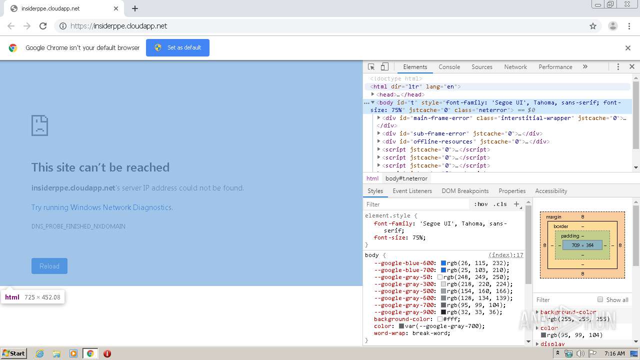 Malware analysis https://insiderppe.cloudapp.net Malicious activity ...