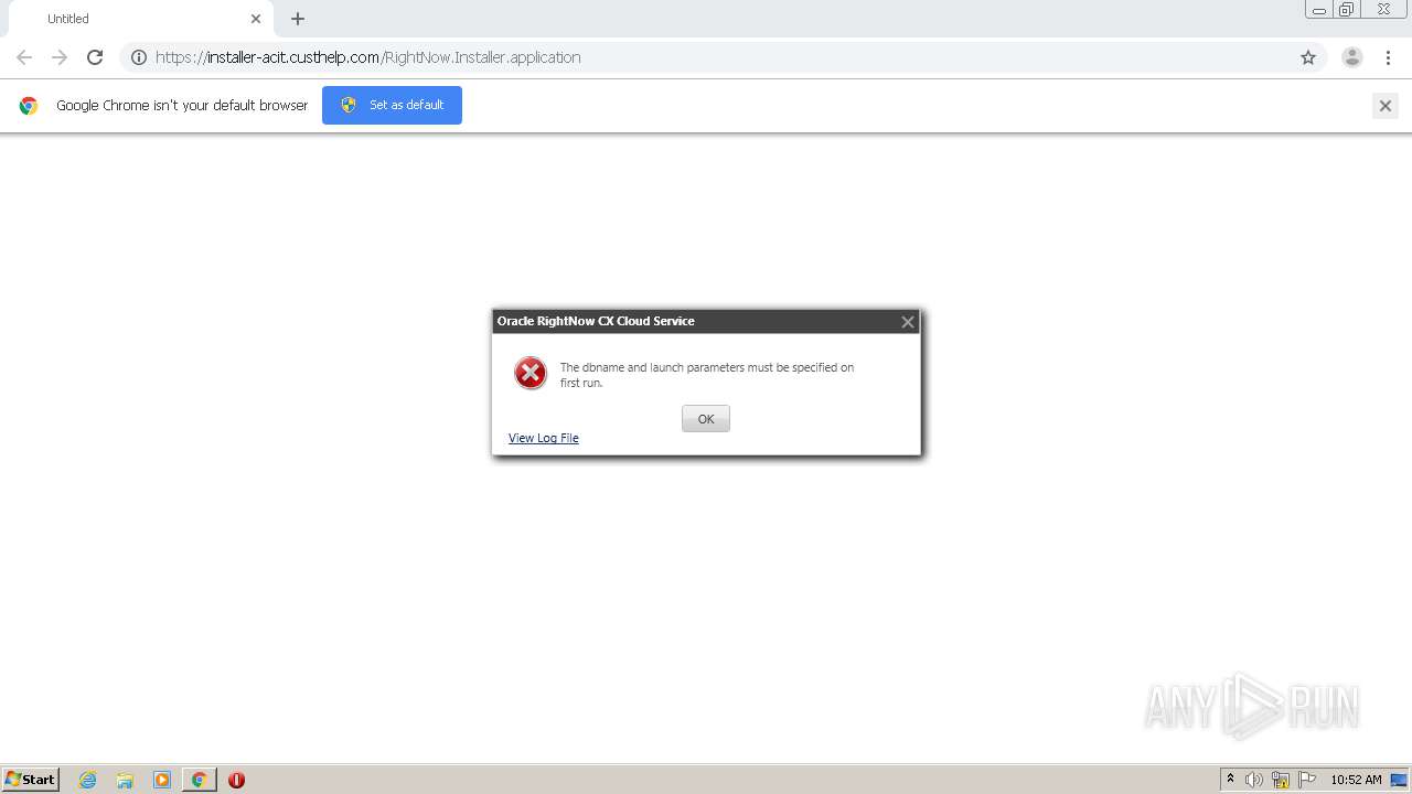 Malware Analysis Https:  Installer-acit.custhelp.com Rightnow.installer 