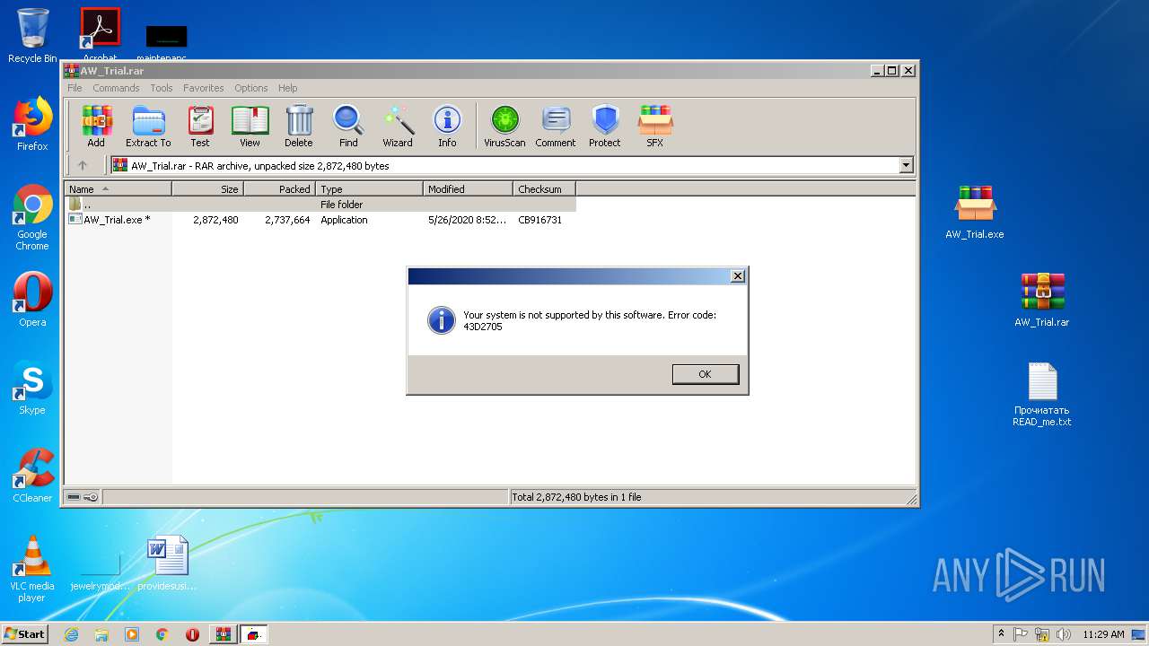 Malware analysis Loader.rar Malicious activity | ANY.RUN - Malware ...