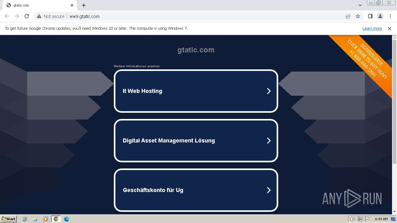Analysis fonts.gtatic.com Malicious activity - Interactive analysis ANY.RUN