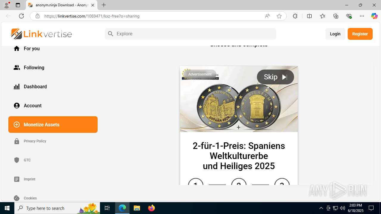 Malware analysis https://kxz-project.netlify.app/dashboard Malicious ...