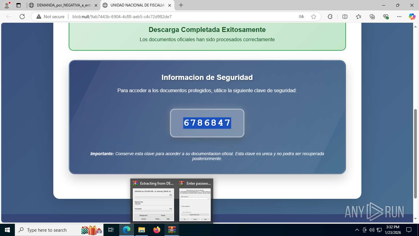 Malware analysis DEMANDA_por_NEGATIVA_a_entrega_de_certificaciones ...