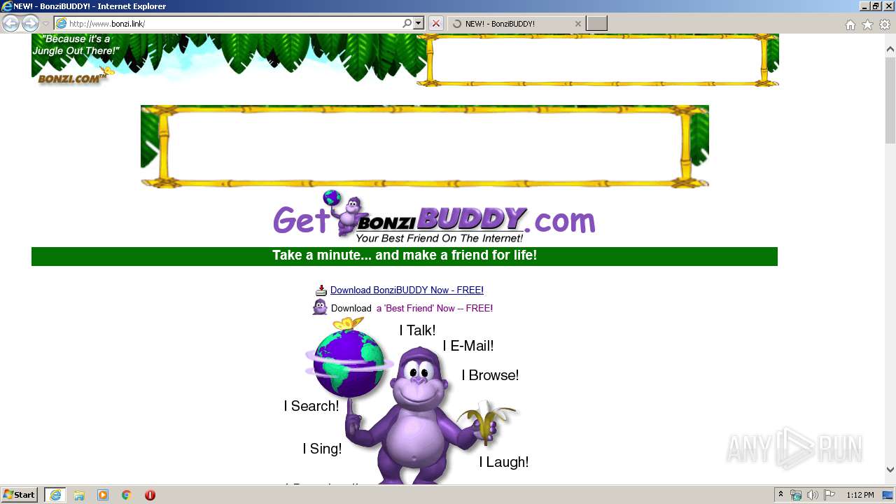 Malware analysis http://www.bonzi.link/ Malicious activity | ANY.RUN ...