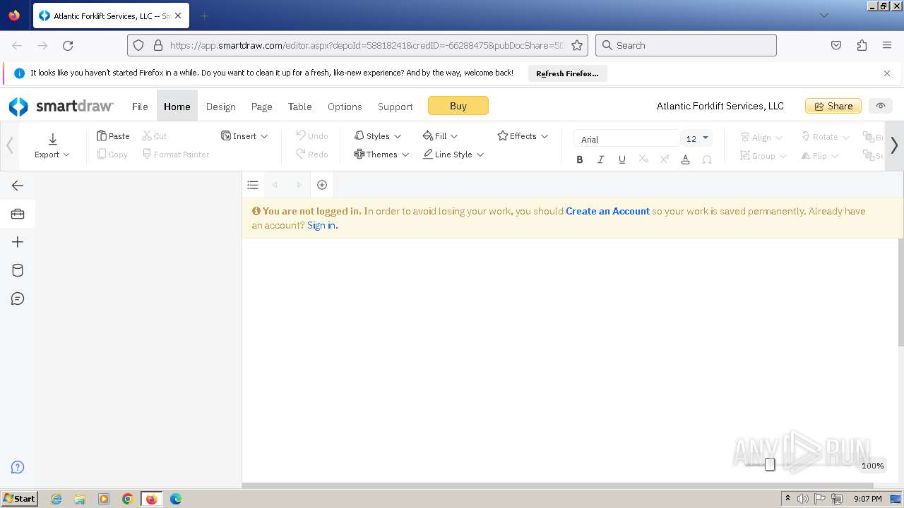 Malware analysis https://linkprotect.cudasvc.com/url?a=https%3a%2f%2fapp.smartdraw.com%2fshare ...