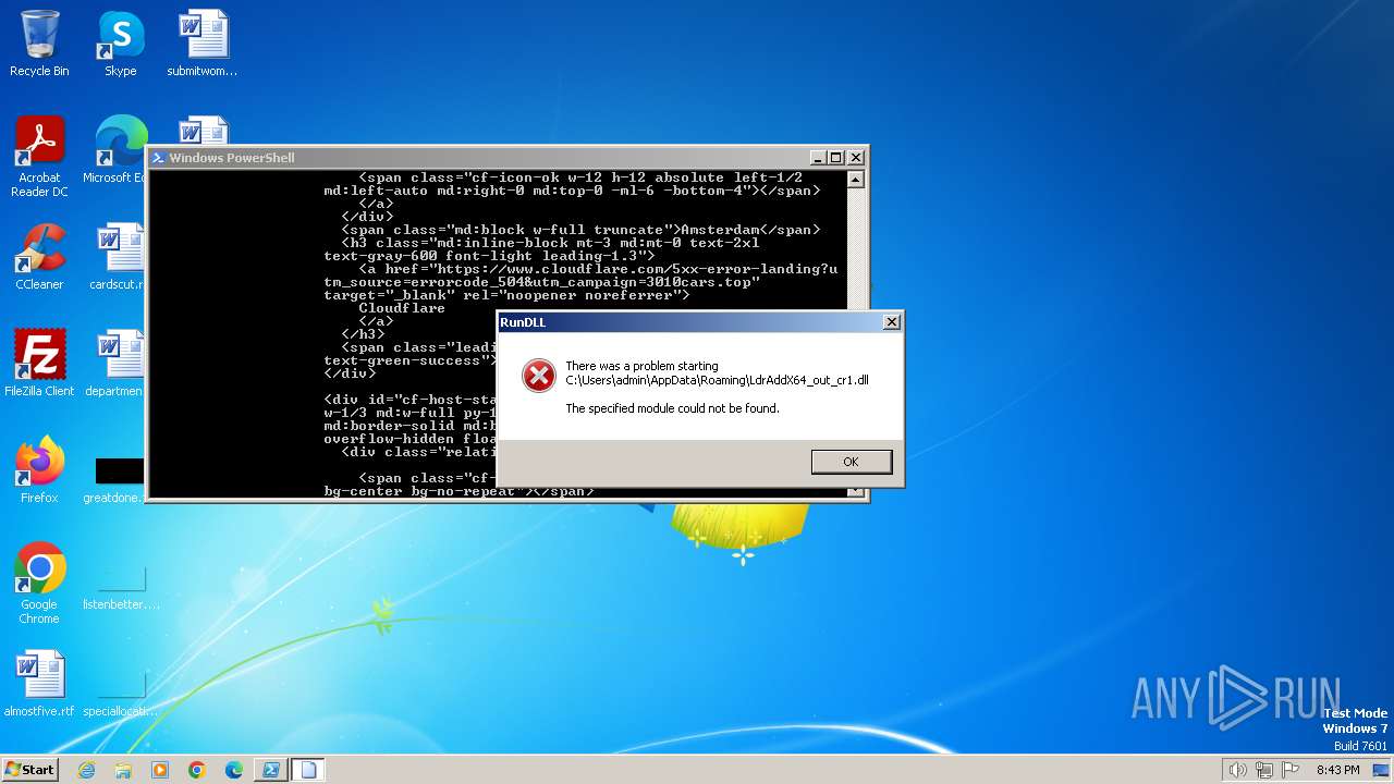 Malware analysis winrar.ps1 Malicious activity | ANY.RUN - Malware ...