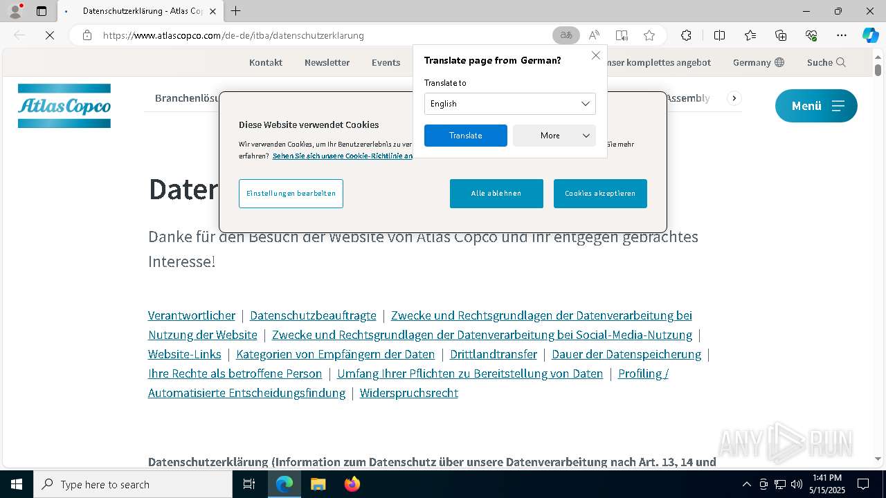 Malware analysis https://deu01.safelinks.protection.outlook.com/?url ...