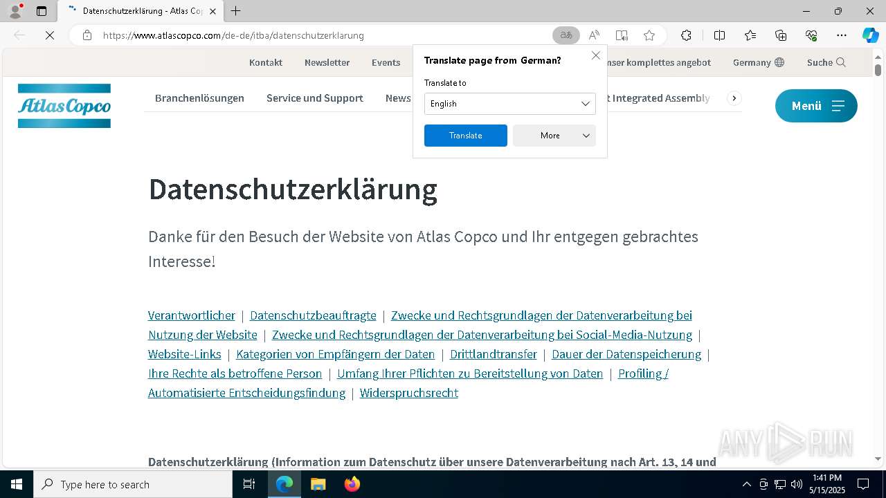 Malware analysis https://deu01.safelinks.protection.outlook.com/?url ...