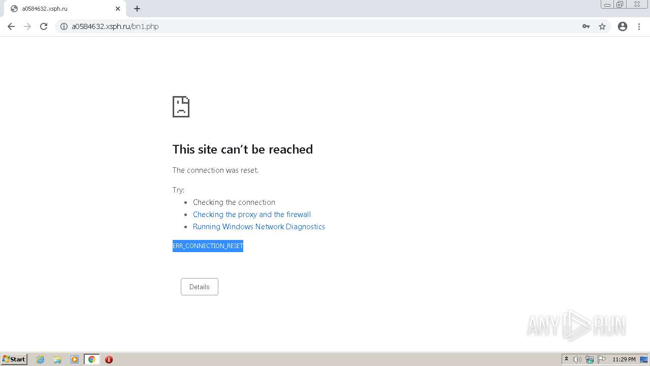 Malware analysis https://na01.safelinks.protection.outlook.com/?url=http%3A%2F%2Fa0584632.xsph ...