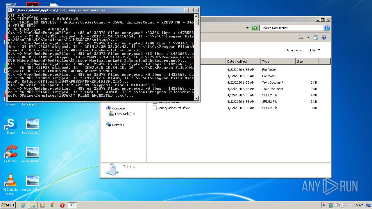 Analysis Ransomware.exe (md5: 49e600928f341599650c3c6d7e1bdc79 