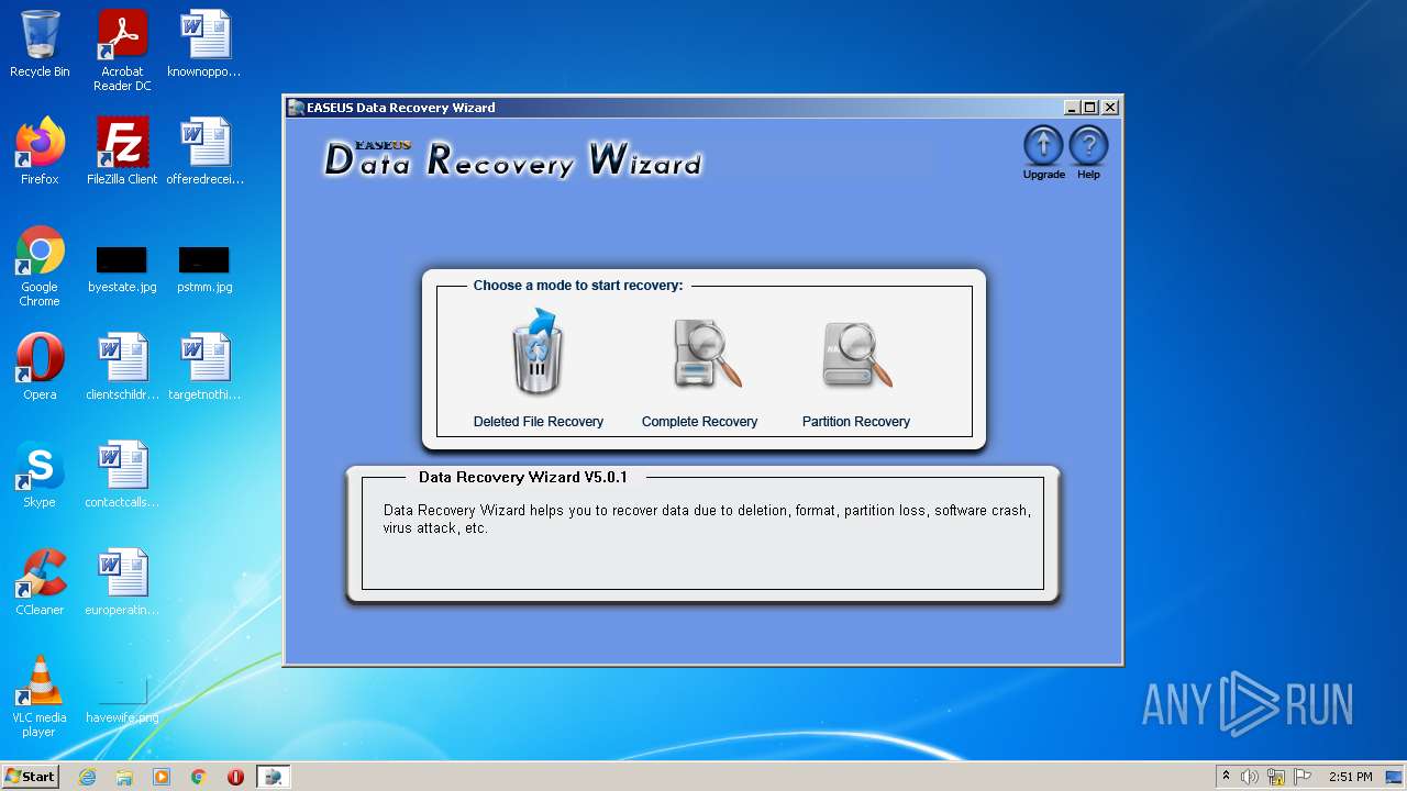 Malware analysis EASEUS Data Recovery Wizard 5.0.1 Portable.exe ...
