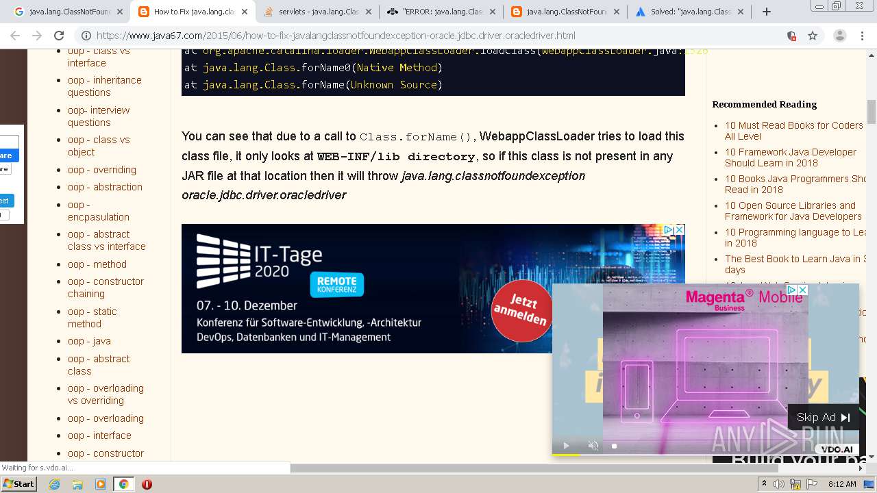 Malware analysis https://www.google.com/search?q=java.lang ...