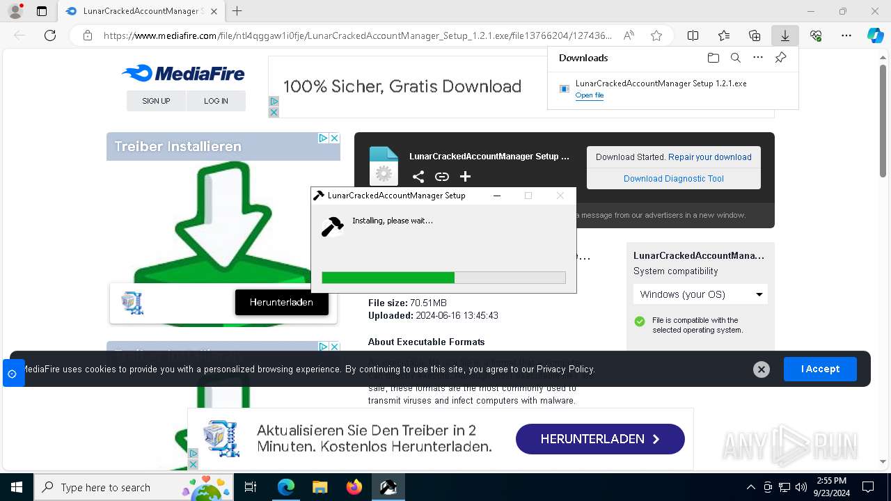 Malware analysis https://www.mediafire.com/file/ntl4qggaw1i0fje ...