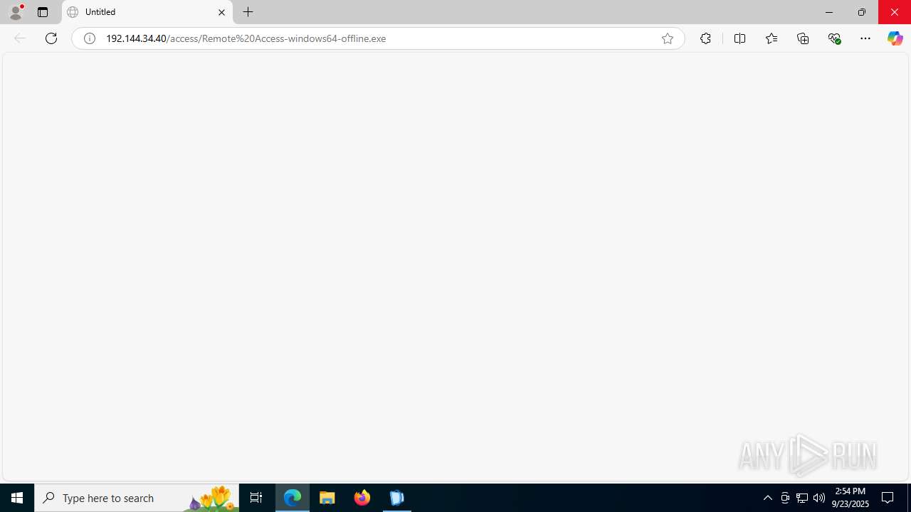 Malware analysis http://192.144.34.40/access/Remote%20Access-windows64 ...
