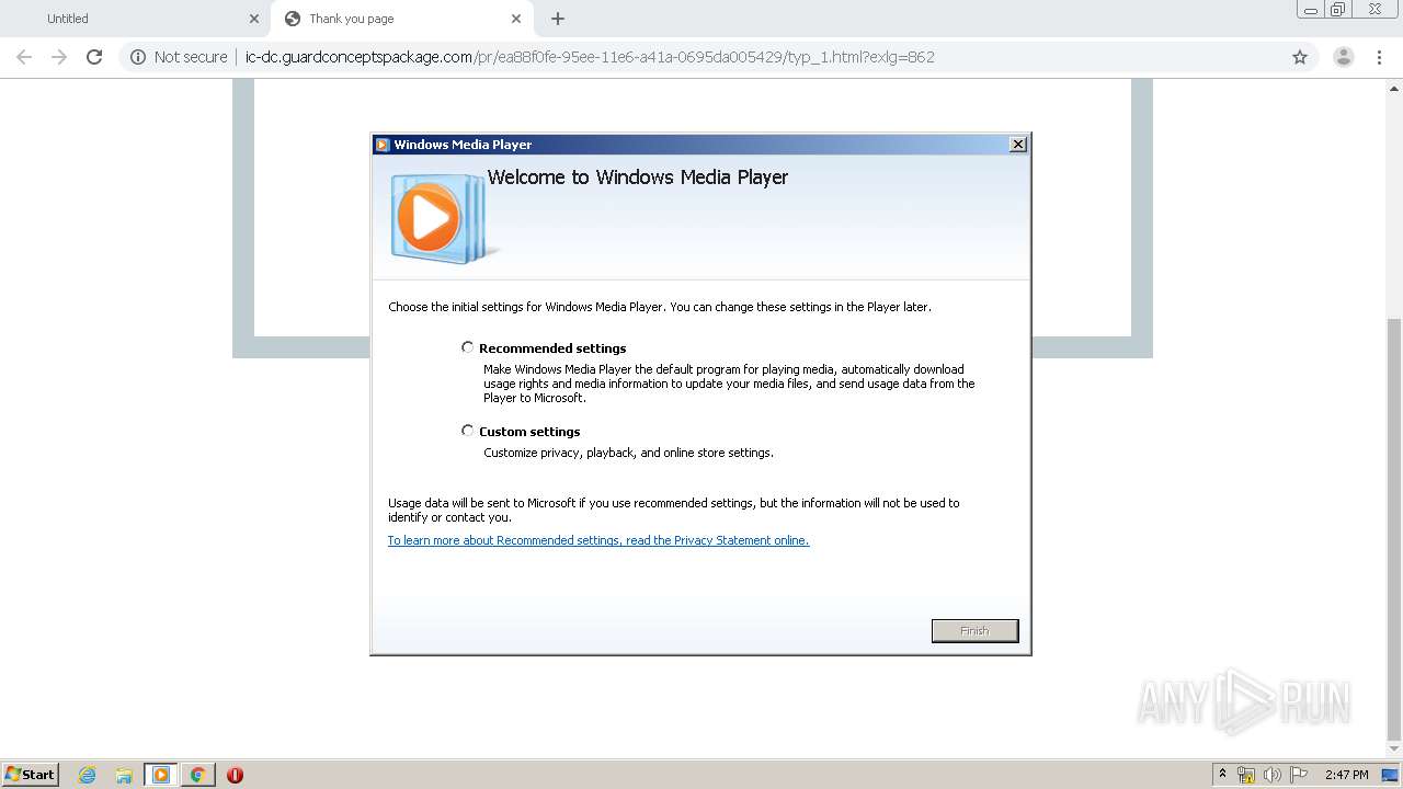 Analysis http://www.penuhonhuyoro.com/01mh!e75bzaw9/windows-media-player-12.exe Malicious ...