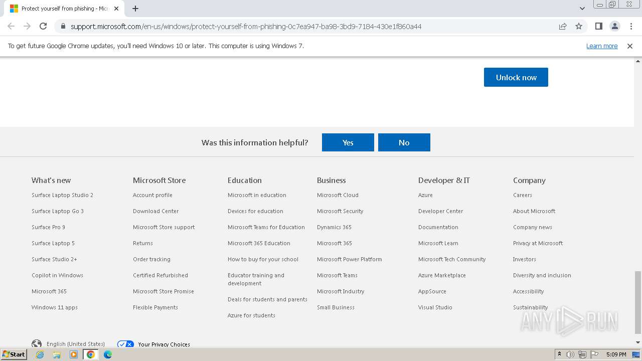 Malware analysis https://aka.ms/LearnAboutSenderIdentification Malicious activity | ANY.RUN ...