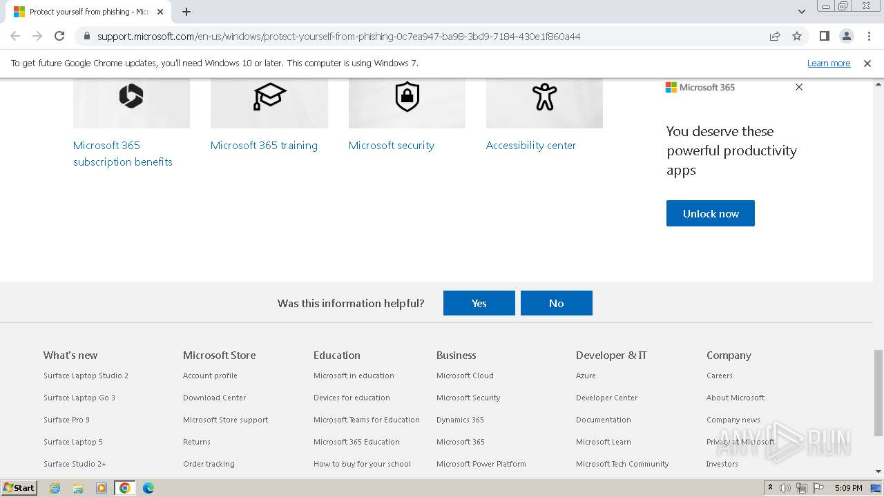 Malware analysis https://aka.ms/LearnAboutSenderIdentification Malicious activity | ANY.RUN ...