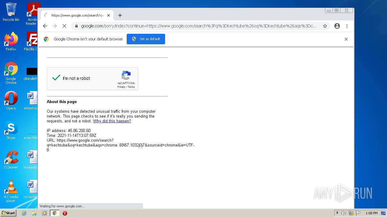 Malware analysis https://kechtube.com Malicious activity | ANY.RUN ...