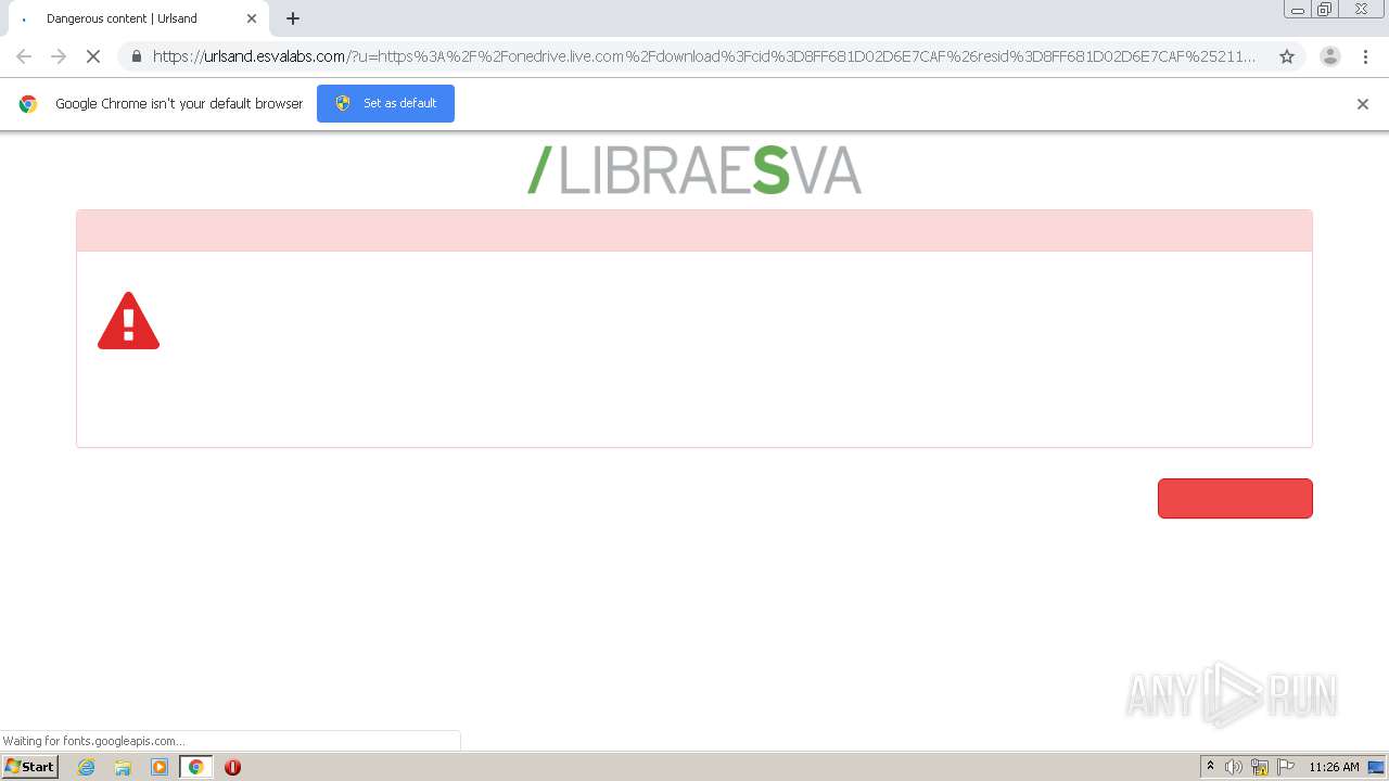 Malware analysis https://urlsand.esvalabs.com/?u=https%3A%2F%2Fonedrive.live.com%2Fdownload ...