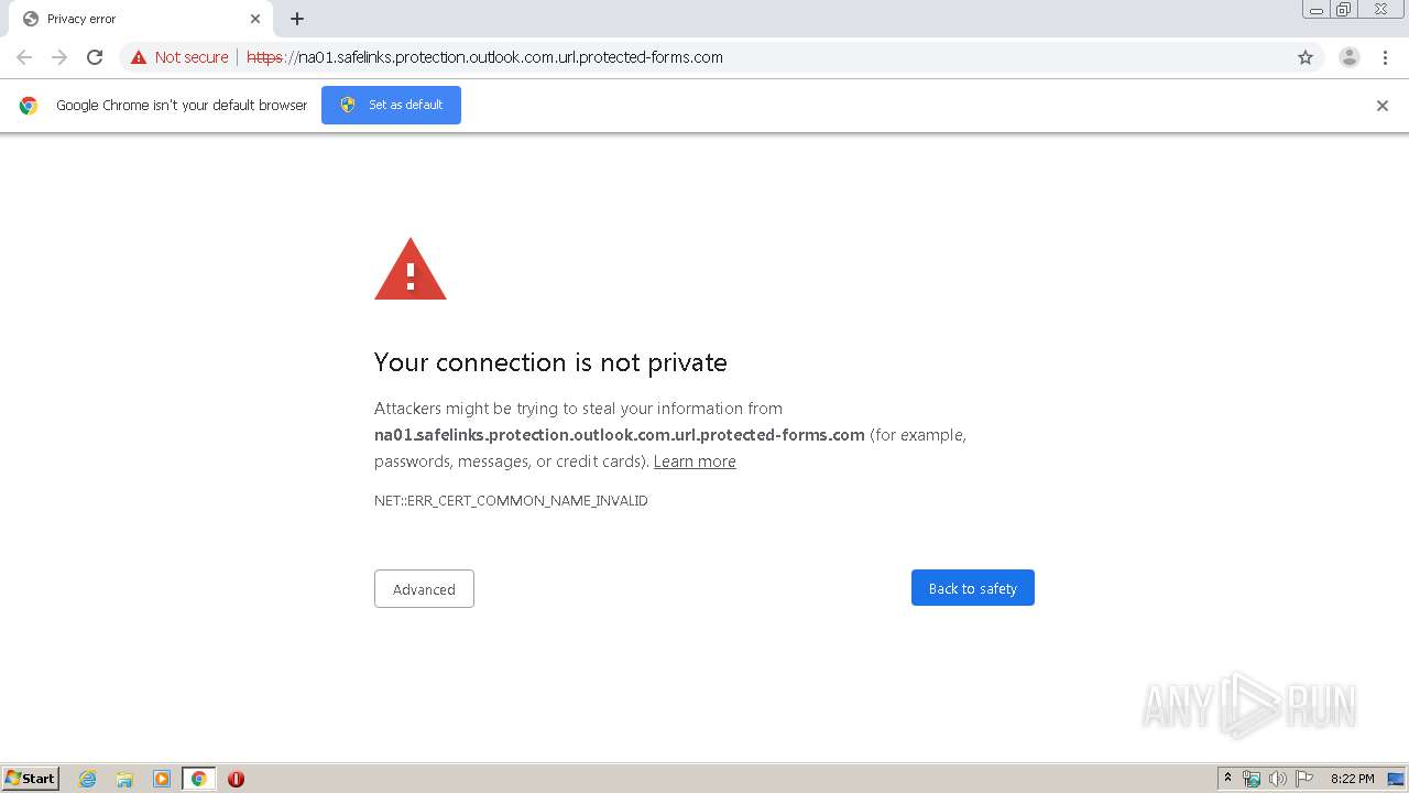 Malware analysis https://na01.safelinks.protection.outlook.com.url ...