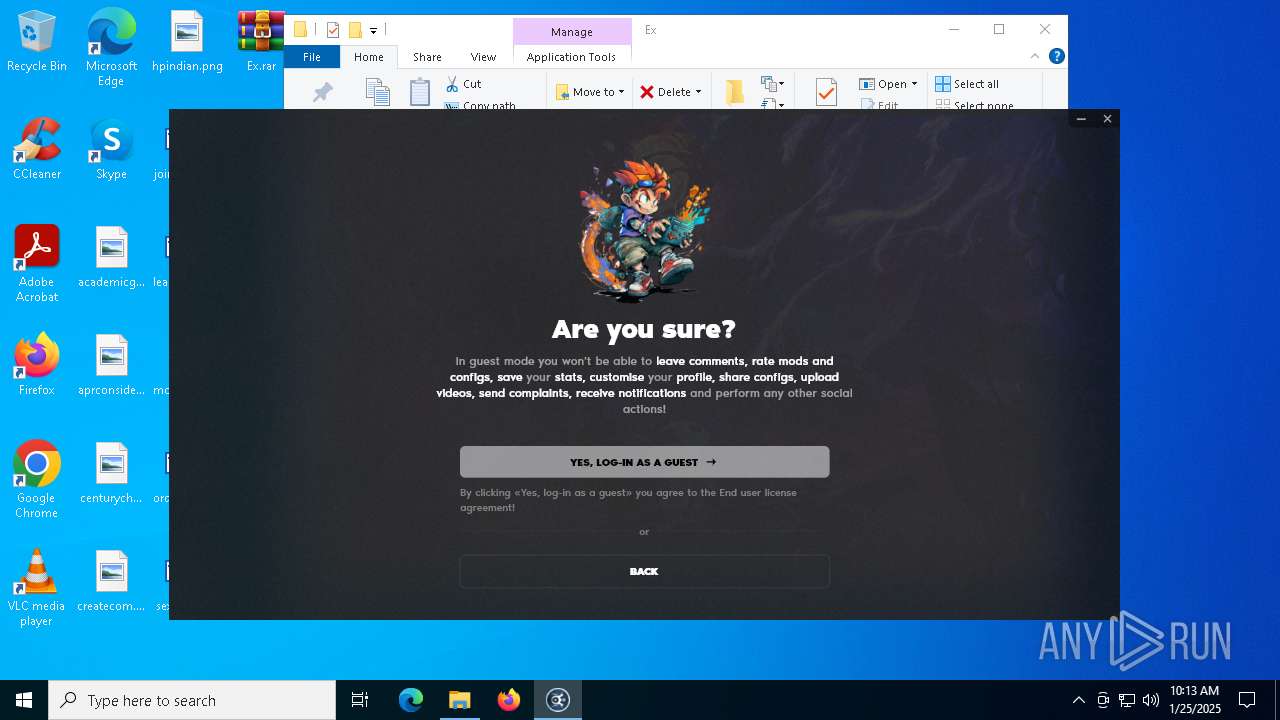 Malware analysis ExLoader_Installer.exe Malicious activity | ANY.RUN - Malware Sandbox Online