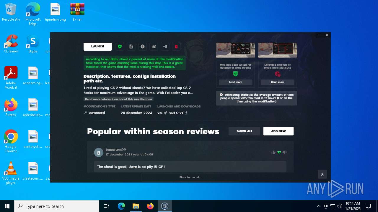 Malware analysis ExLoader_Installer.exe Malicious activity | ANY.RUN - Malware Sandbox Online