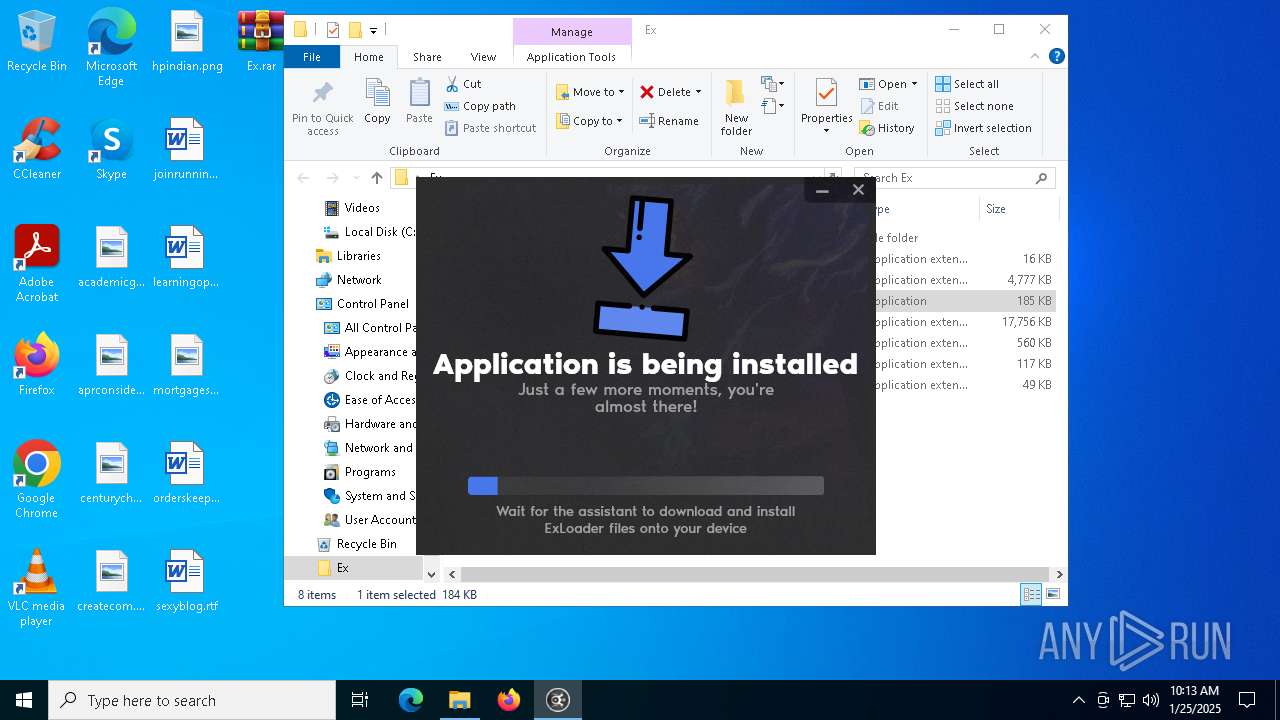 Malware analysis ExLoader_Installer.exe Malicious activity | ANY.RUN ...