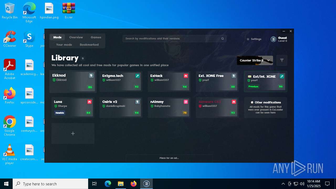 Malware analysis ExLoader_Installer.exe Malicious activity | ANY.RUN ...