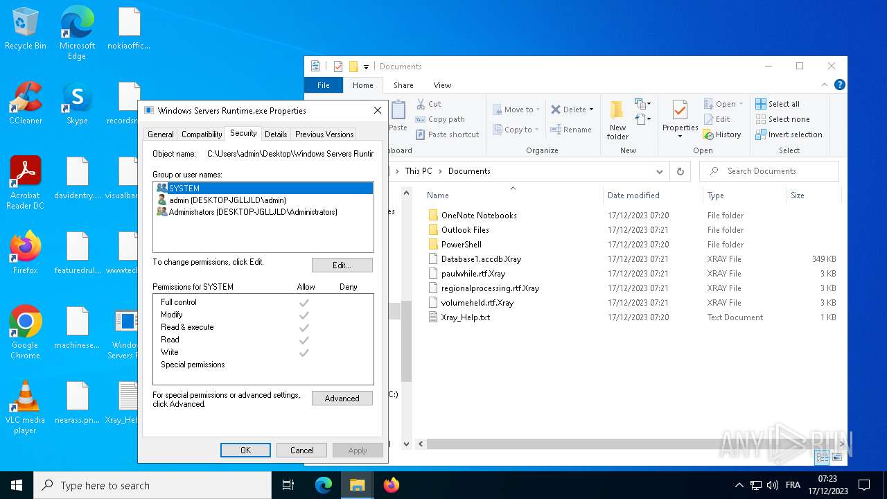 Analysis Windows Servers Runtime.exe (md5