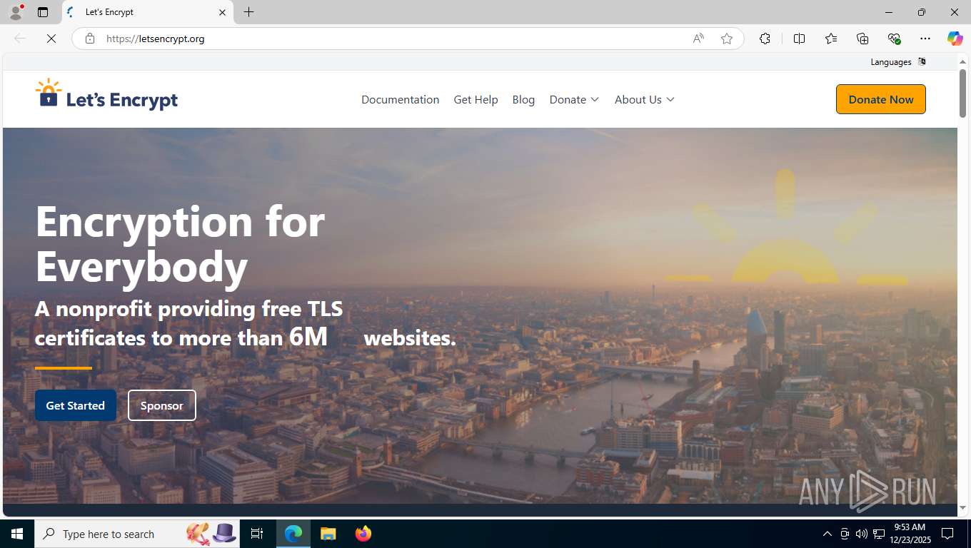 Malware analysis https://www.letsencrypt.org No threats detected | ANY ...