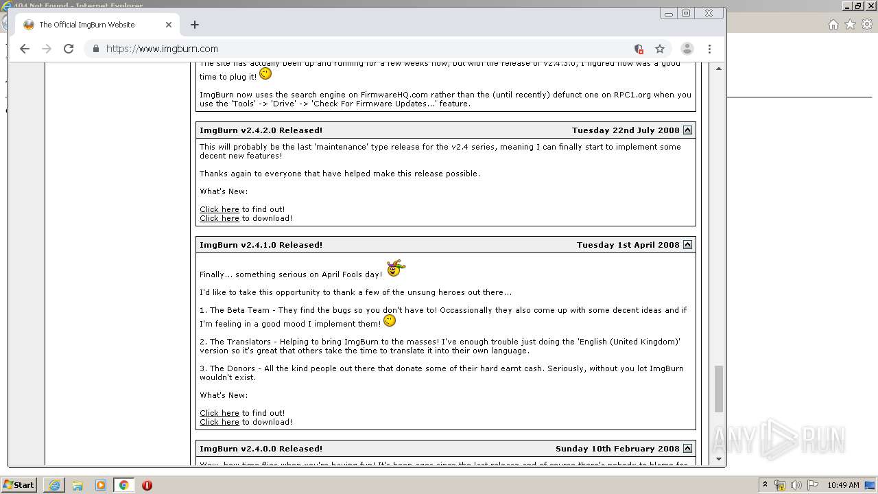 Malware analysis https://download.imgburn.com/setupimgburn_2.5.8.0.exe ...