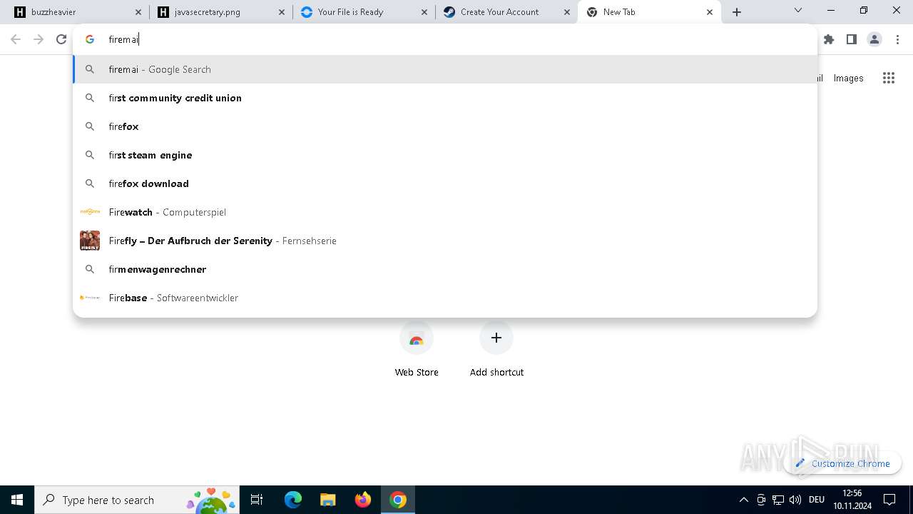 Malware analysis https://buzzheavier.com/ Malicious activity | ANY.RUN ...