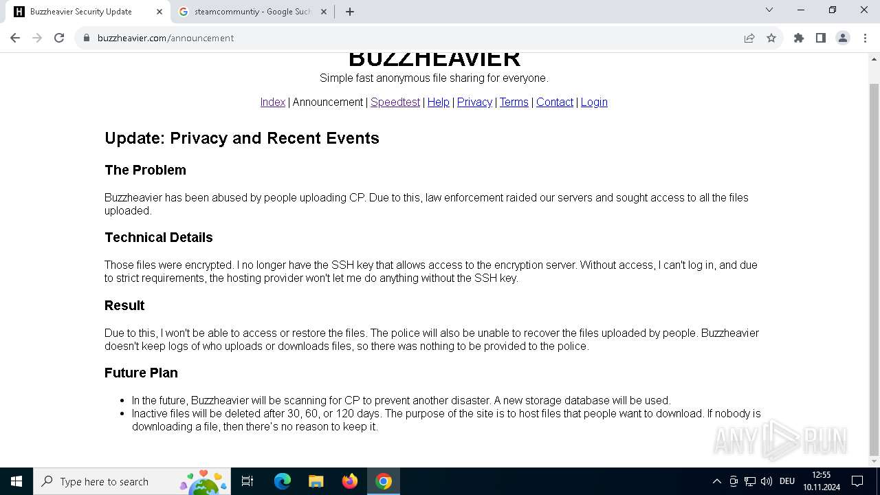 Malware analysis https://buzzheavier.com/ Malicious activity | ANY.RUN - Malware Sandbox Online