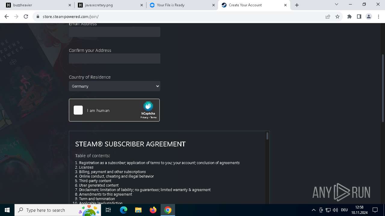 Malware analysis https://buzzheavier.com/ Malicious activity | ANY.RUN ...