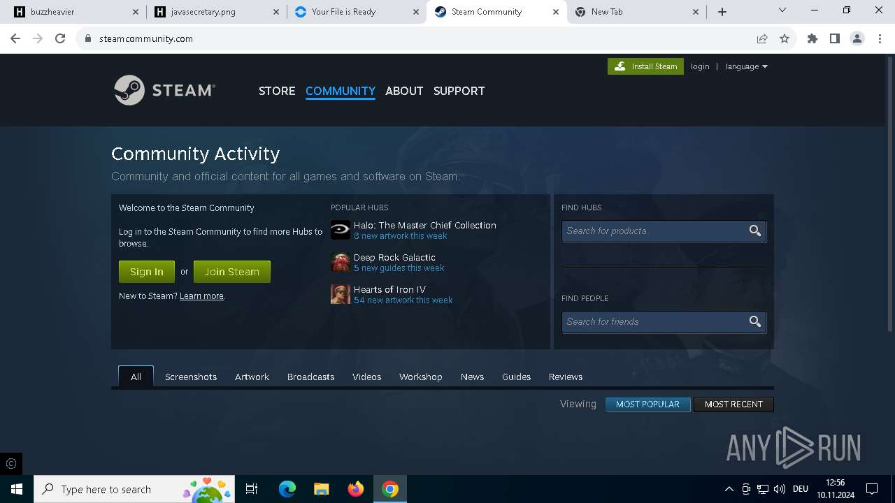 Malware analysis https://buzzheavier.com/ Malicious activity | ANY.RUN - Malware Sandbox Online