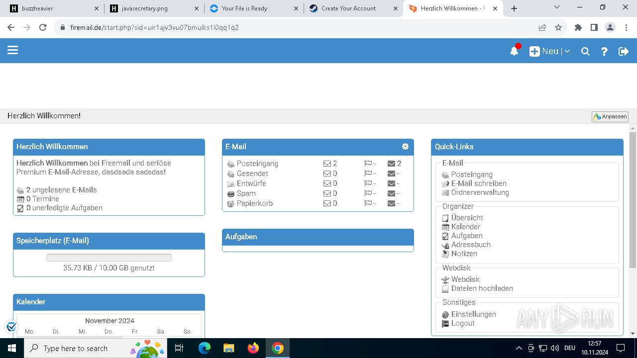 Malware analysis https://buzzheavier.com/ Malicious activity | ANY.RUN - Malware Sandbox Online