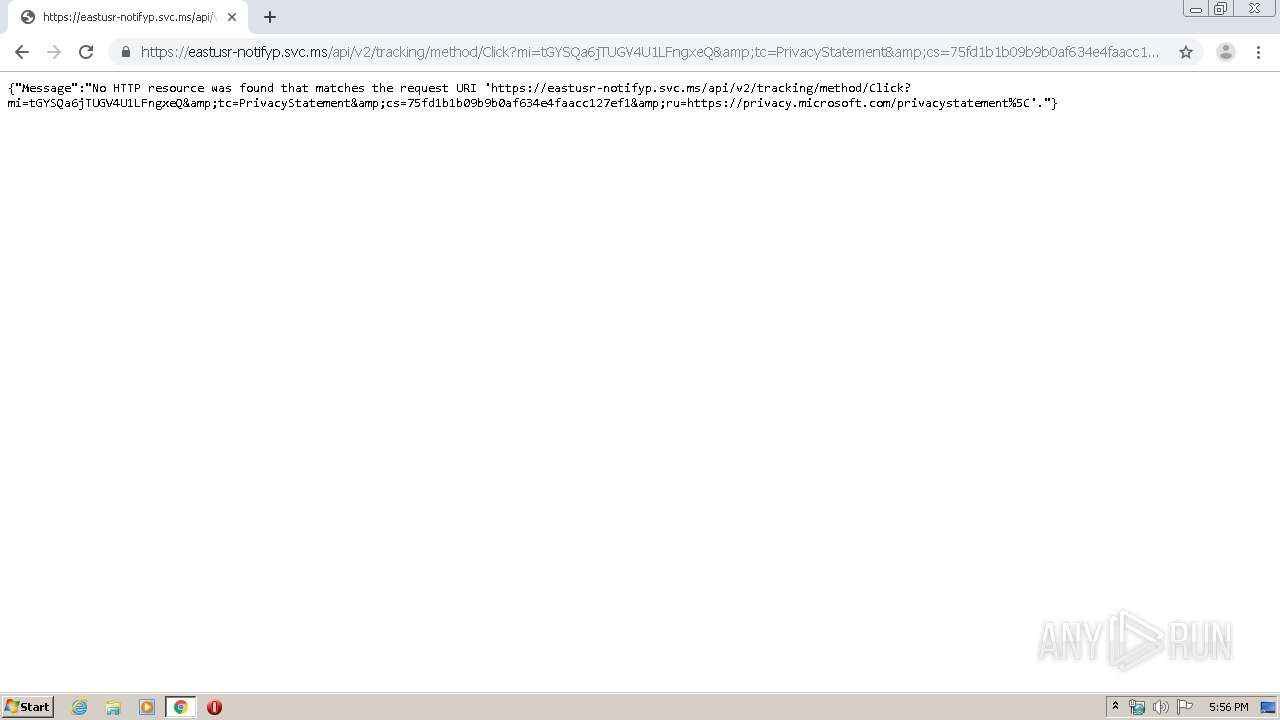 Malware analysis https://eastusr-notifyp.svc.ms/api/v2/tracking/method/Click?mi ...