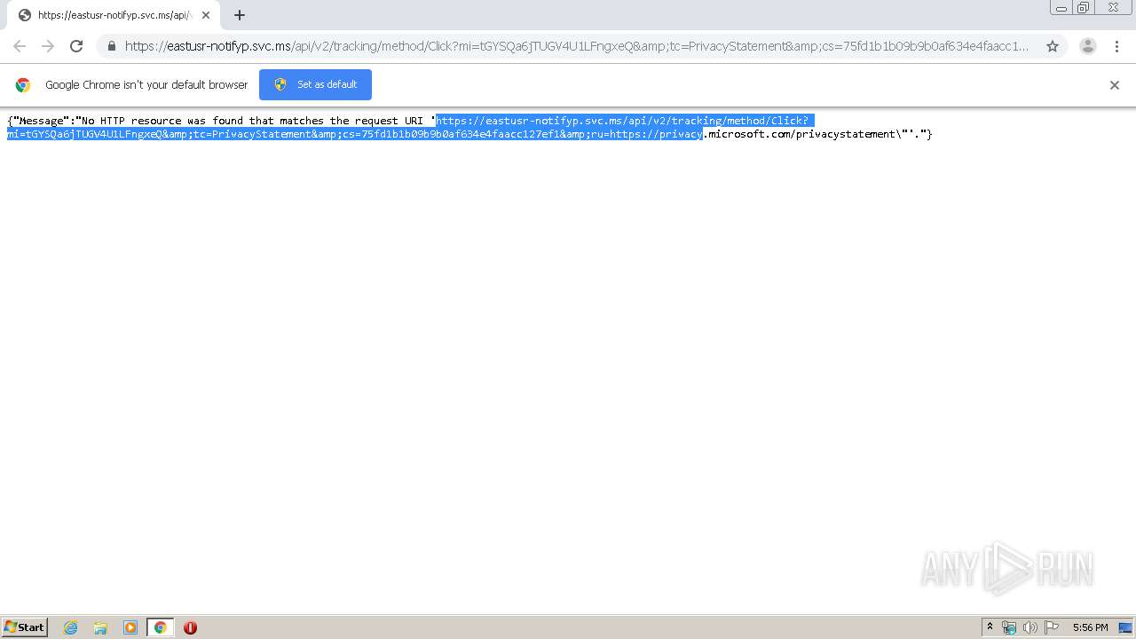 Malware analysis https://eastusr-notifyp.svc.ms/api/v2/tracking/method ...