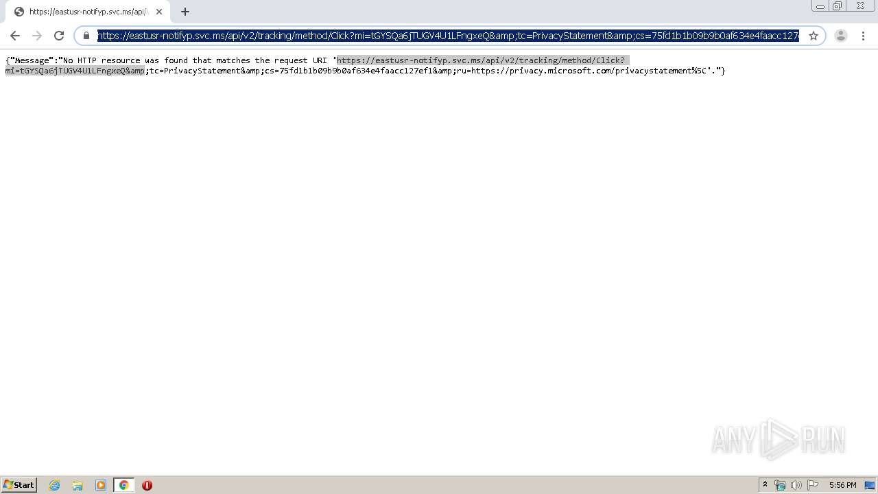 Malware analysis https://eastusr-notifyp.svc.ms/api/v2/tracking/method ...